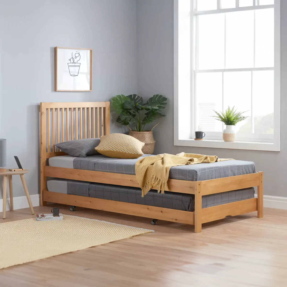 Trundle king size bed store